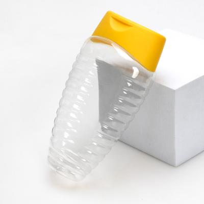 China Honey Bottle Factory Direct Supply Plastic Honey Bottles Silicone Valve Custom Logo Shape for sale