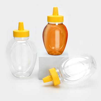 China Ketchup Plastic Tip Mouth Squeeze Bottle 280ml Honey Sauce Squeeze Bottle for sale