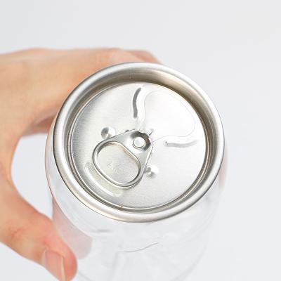 China Transparent Clear 330ml 500ml Water Beer PET Can Bottle For Juice Beer Packing for sale