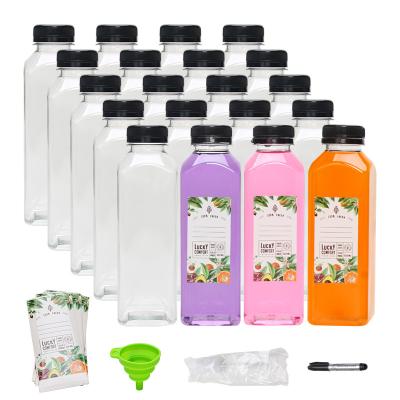 China Empty Plastic Beverage Juice Big 1L 1.5L Capacity PET Food Grade cold milk Bottles and Containers for sale