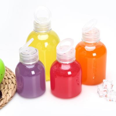 China PET plastic packaging water beverage fruit juice milk storage bottle for sale