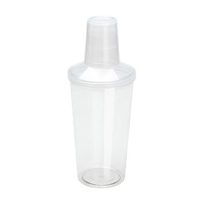 China 500ml Bar shaker classic barware modern premium plastic cocktail shake for sale