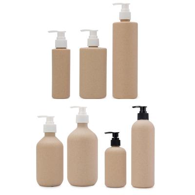China 30Ml 100Ml 250Ml 300Ml 500Ml Eco Friendly Biodegradable Wheat Straw Plastic Shampoo Bottle biodegradable cosmetic jars for sale