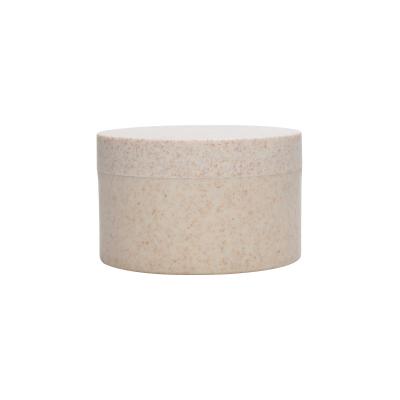 China Honest suppliers Biodegradable Packaging 150G 200G Compostable Wheat Straw Body Face Cream Cosmetic Jars for sale