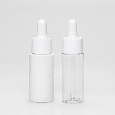 China Cosmetic frosted 20ml 30ml glass dropper bottle packaging serum empty bottles with dropper essential oil eye dropper bottle for sale