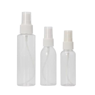 China 10ml 15ml 20ml 30ml 50ml 60ml 100ml 120ml plastic PET perfume spray bottle for cosmetic for sale