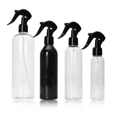 China plastic spray bottle with trigger sprayer , cosmetic mist spray container for sale