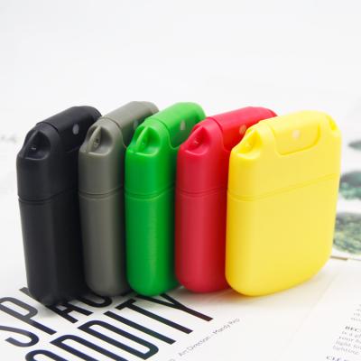 China Wholesale 20Ml 30Ml U-Shaped Card Refill Bottle Alcohol Disinfection Personalised Perfume Card Spray Bottle for sale