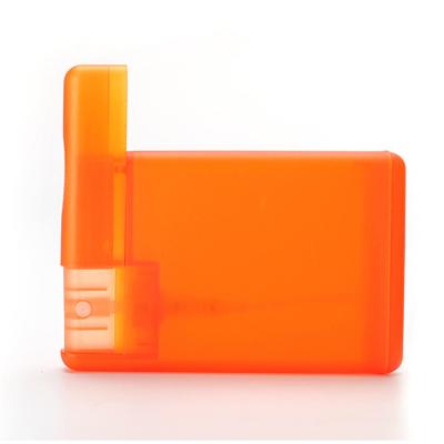 China High Quality Wholesale 20Ml Square Slide Portable Perfume Credit Card Spray Bottle For Cosmetic Packaging for sale