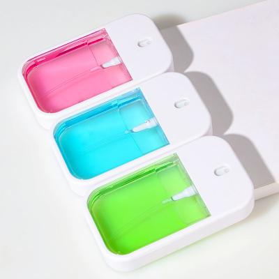China Cheap Discount Empty Mini Portable U-Shape Biodegradable Plastic Wheat Straw Perfume Spray Bottle for sale