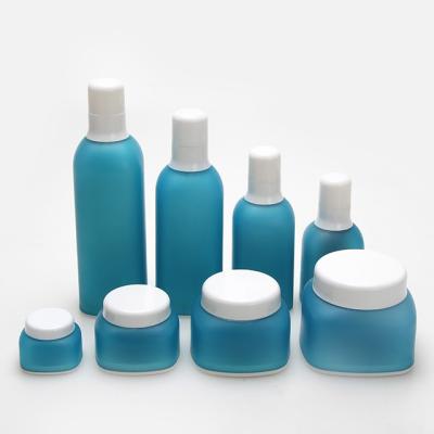 China 10ml 30ml 50ml 100ml 150ml Frosted cosmetic plastic packaging beauty cream jar bottle for sale
