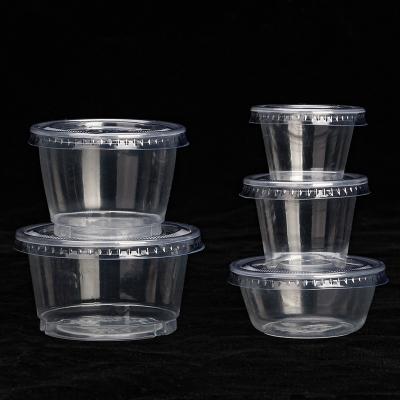China Disposable Plastic PET material Salad/ Icecream/ Yogurt/Deli Cup with Custom Logo and lids for sale