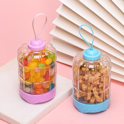 China Container cute plastic Canister cartoon vegetable Food Storage Jar for sale