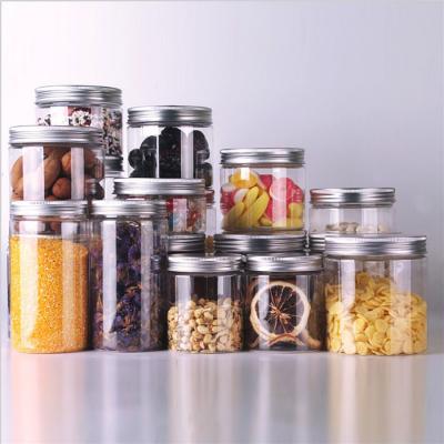 China 2022 Kitchen Canisters Clear Plastic Jars for Home Kitchen Thicken Airtight Food Storage jars for sale