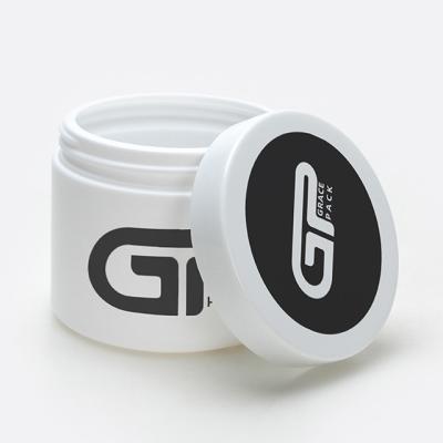 China 400ML Small Size White Delicate Texture Portable Outdoor Sports Protein Powder HDPE Plastic Bottle for sale