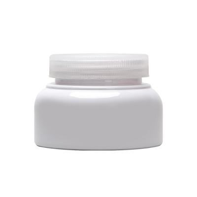 China 120ml Plastic Cosmetic face cream empty jar with lid in round shape cosmetic packaging jars for sale