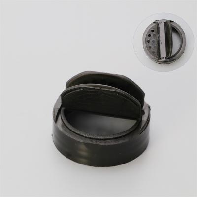 China 37MM 52MM 63MM  Green Black Red pp Flip Top Sifter Spice Bottle Cap With Holes Plastic Butterfly Jar Lid for sale