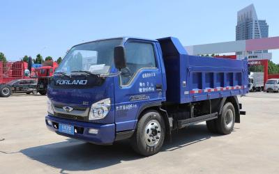 Cina Avanguardia 728 Tipper Dumper Truck usata 115HP 4X2 3.3M di tempo di Foton in vendita
