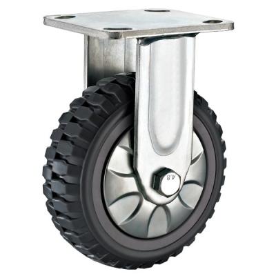 China Fixed Rigid Heavy Duty Polyurethane Wheel Castor 4