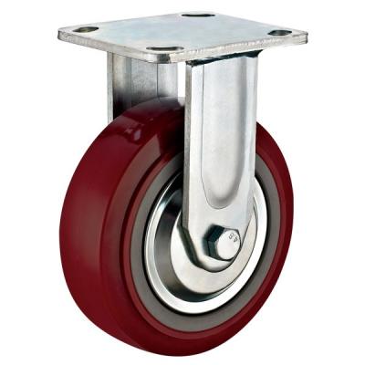 China Rigid 5 Casters Heavy Duty / Office Chair Caster Wheels With Ball Bearing for sale
