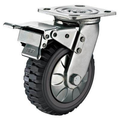 China All Locking Heavy Duty Polyurethane Wheel Castor 6