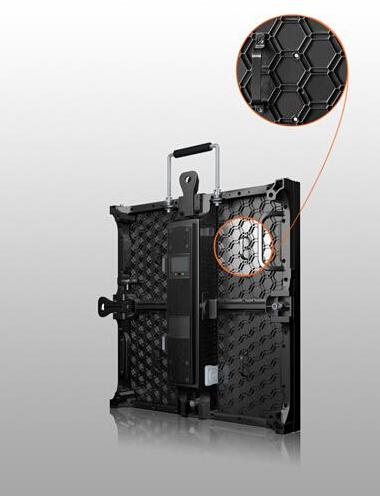 Sunrise P4.81 outdoor/indoor full color display for rent,cabinet Size500*1000*75mm