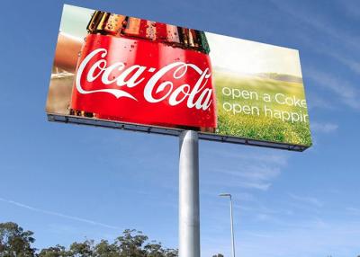 China Anuncios comerciales llevados a todo color al aire libre de la exhibición del contexto a prueba de mal tiempo en venta