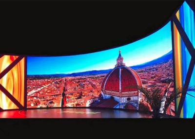 중국 주문 제작 모양 내부는 RGB 주도하는 화면 통로 배경을 굽혔습니다 판매용