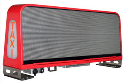 China Outdoor Taxi Top LED Display High Brightness P4 3G 40000 Dots / Sqm 1200Hz for sale