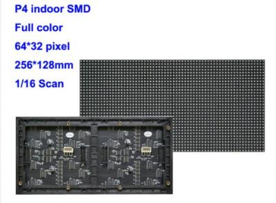 China P4 Indoor RGB LED Module with 4mm Pixel Pitch and 1200cd Brightness for High-Quality Video Walls for sale