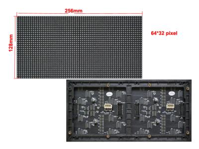China P4 Indoor RGB LED Module with 4mm Pixel Pitch and 1200cd Brightness for High-Quality Video Walls for sale