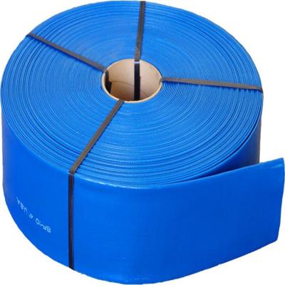 China 1inch 2inch 3inch 4inch 6inch 8inch PVC flexible dischargable agricultural irrigation Layflat water tubing pipe tape hos for sale