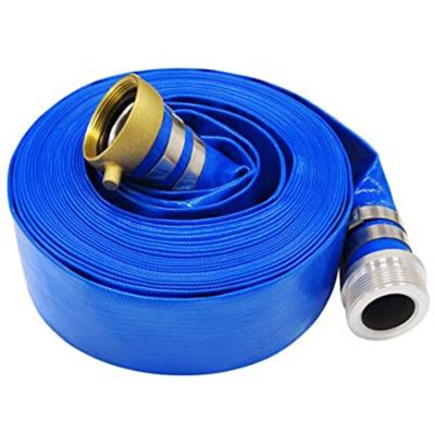 China 4 inch pvc layflat irrigation discharge hose for sale