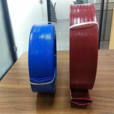 China Medium duty ldpe roll lay flat hose PVC layflat pvc water delivery hose for sale
