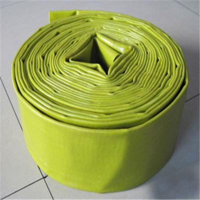 China Agricultural irrigation water pump hose PVC layflat hose for sale