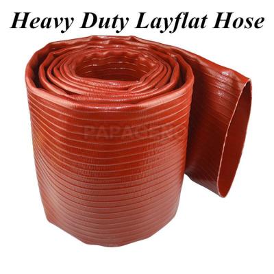 China 2Bar 4Bar and 6 Bar High Quality Durable PVC Layflat Discharge Hose for Agricultural Irrigation for sale