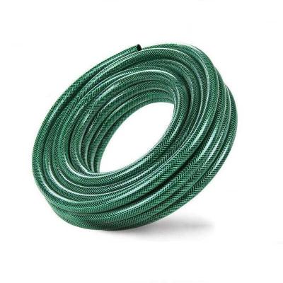 China 50m 1/2' flexible reinforced pvc garden hose stainless steel flexible braided hose tube pipe for sale