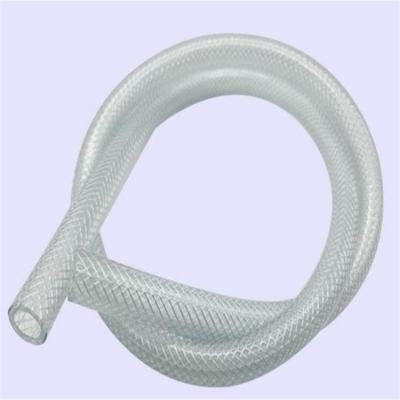 China Best bendable food conveying pvc transparent fiber reinforced hose factory for sale