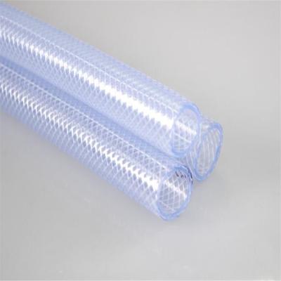 China Flexible Fiber Braided Reinforce Plastic PVC Garden Water Hose Pipe for sale