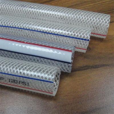 China Plastic fiber hose/pvc fiber reinforced hose/pvc transparent hose with fiber reinforced for sale