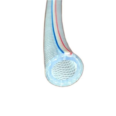 China clear pvc fiber reinforced plastic hose pipe latest high pressure pvc power spray hose for sale