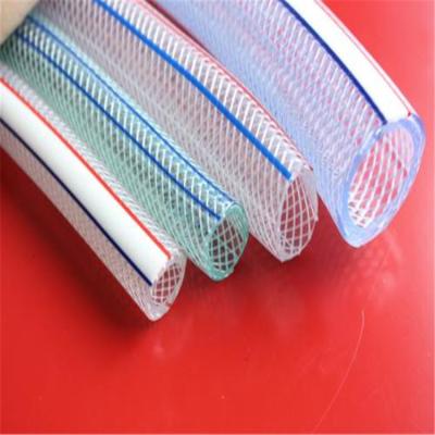 China High Pressure Customized Color Clear PVC Flexible Braided Nylon Fiber Reinforced Plastic Hose for sale
