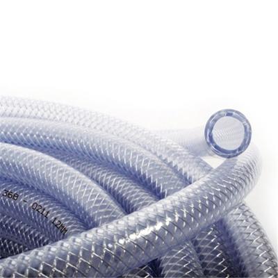 China LESSO hot selling past the tests of FDA and RoHS by SGS Transparent Polyester Fiber Reinforced PVC Hose for sale