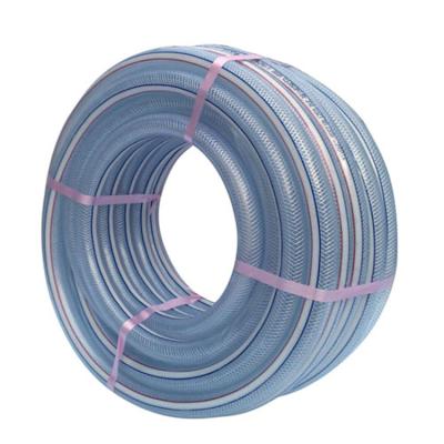 China Industrial small diameter 1 inch polyester reinforced pvc fiber flexible plastic drain water clean washer hose pipe for sale