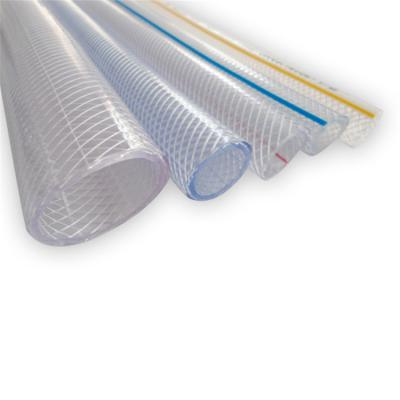 China Without smell plastic fiber hose hot water flexible pvc reinforced spray hose for sale