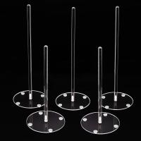 China Clear Acrylic Freestanding Stackable Bottle Organizer Display Wine Rack for sale