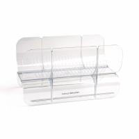 China Modular Acrylic Plastic Wine Bottle Holder Refrigerator Storage System for sale