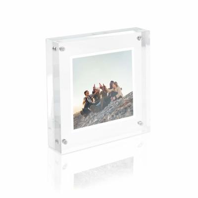 Cina Cornici magnetiche acriliche Frameless dell'esposizione acrilica della foto di PMMA per il frigorifero in vendita
