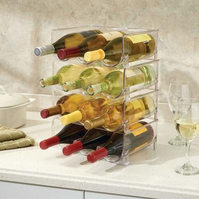 China Het hoge Weatherability Acrylrek van de Organisatorclear acrylic wine van het Vertoningskader Te koop
