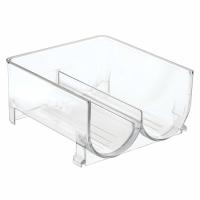 China Plastic Acrylic Wine Bottle Holder Impact Resistance For Kitchen Countertops Stackable for sale